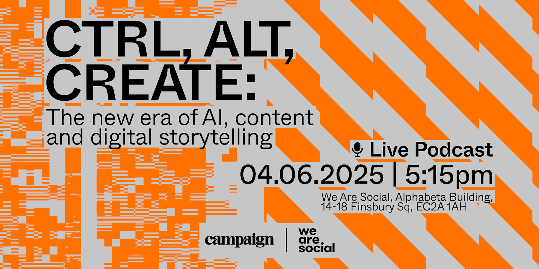 Full speaker line-up announced for CTRL, ALT, CREATE - We Are Social UK
